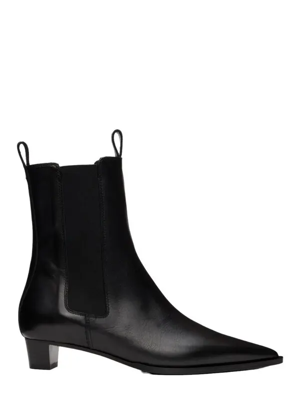 AeydĒ Kiki Pointed Chelsea Boots - Black
