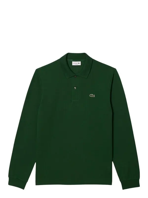 Lacoste Classic Fit Polo Shirt L.12.12 With Long Sleeves - Green
