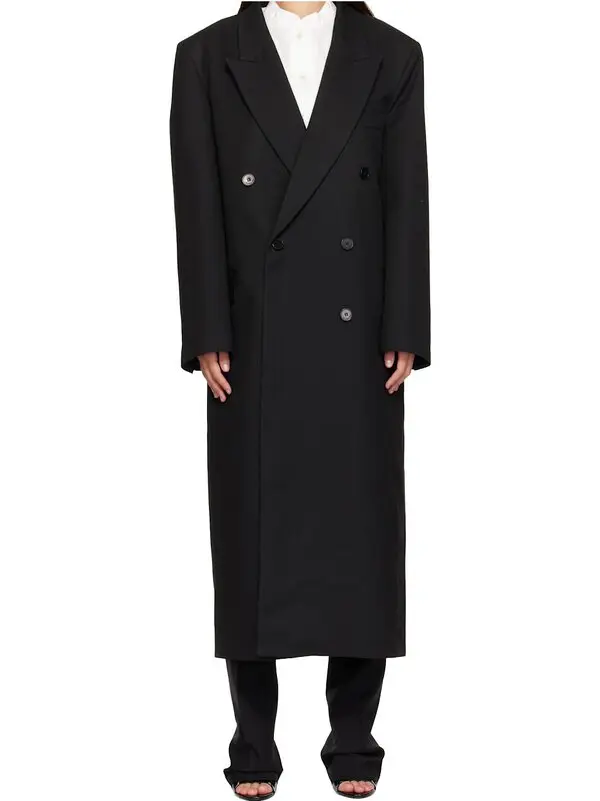 THE FRANKIE SHOP Jane Long Coat - Black