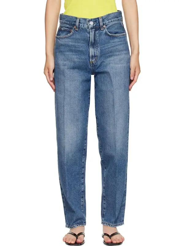 AGOLDE Non-stretch Straight-leg Jeans - Blue