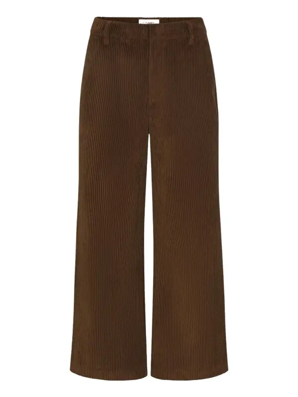 FRAME Corduroy Wide-leg Trousers - Hazelnut Color