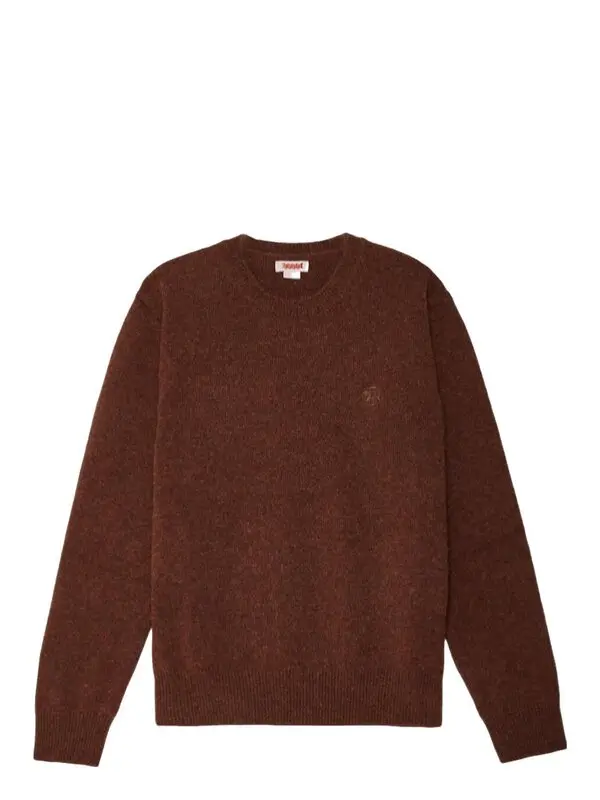 BARACUTA Shetland Sweater - Stone Black