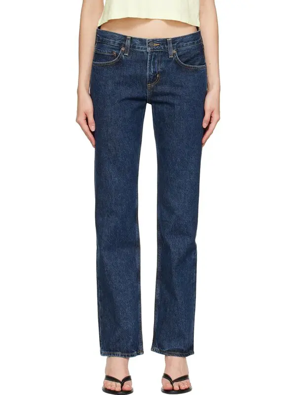 AGOLDE Non-stretch Slim-fit Jeans With Faded Finish - Blue