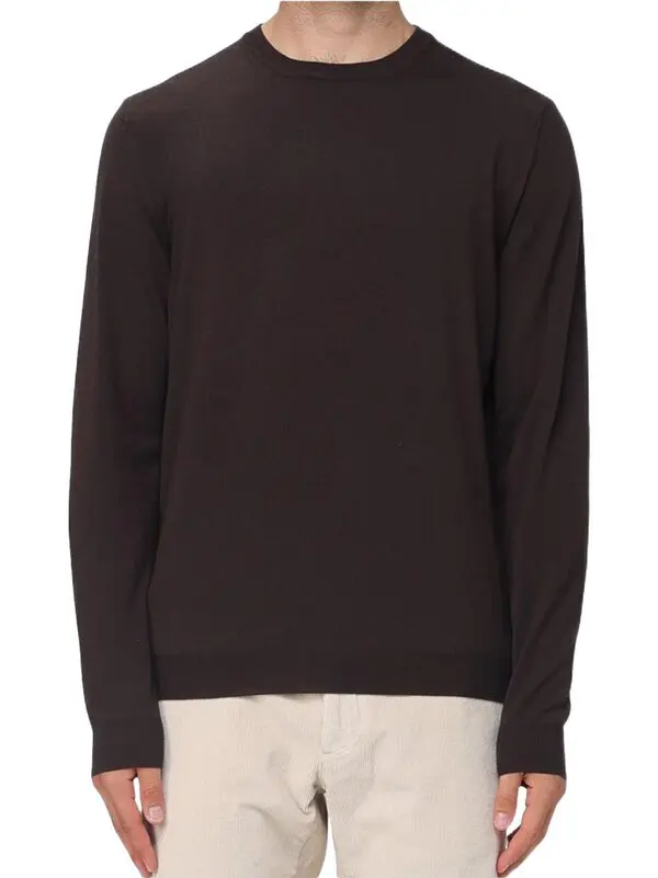 ZANONE Crew Neck Long Sleeve Sweater - Black