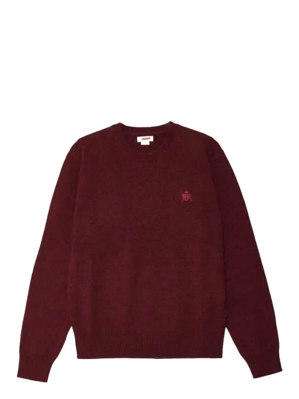BARACUTA Embroidered Crew-neck Sweater - Andorra