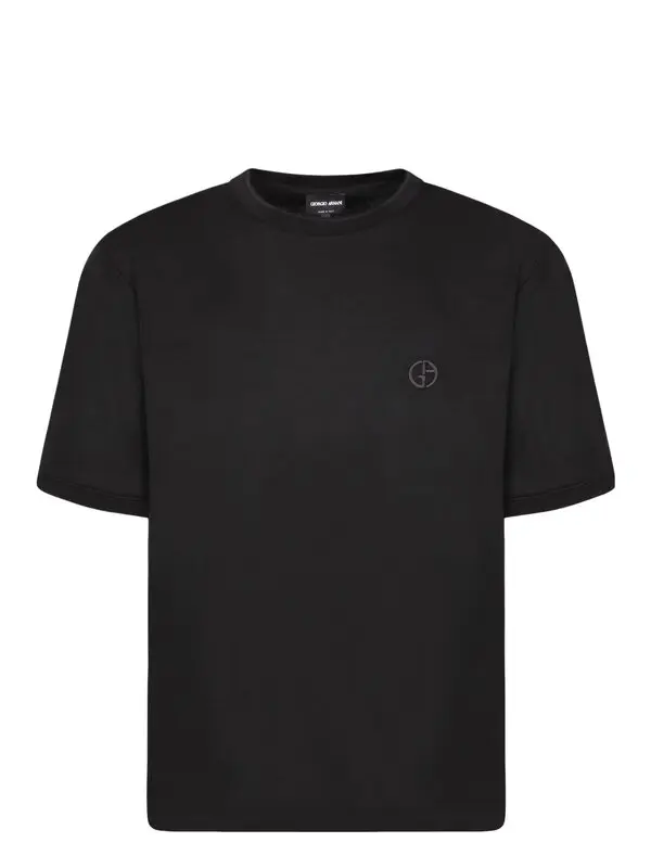Giorgio Armani Short-sleeved T-shirt - Black