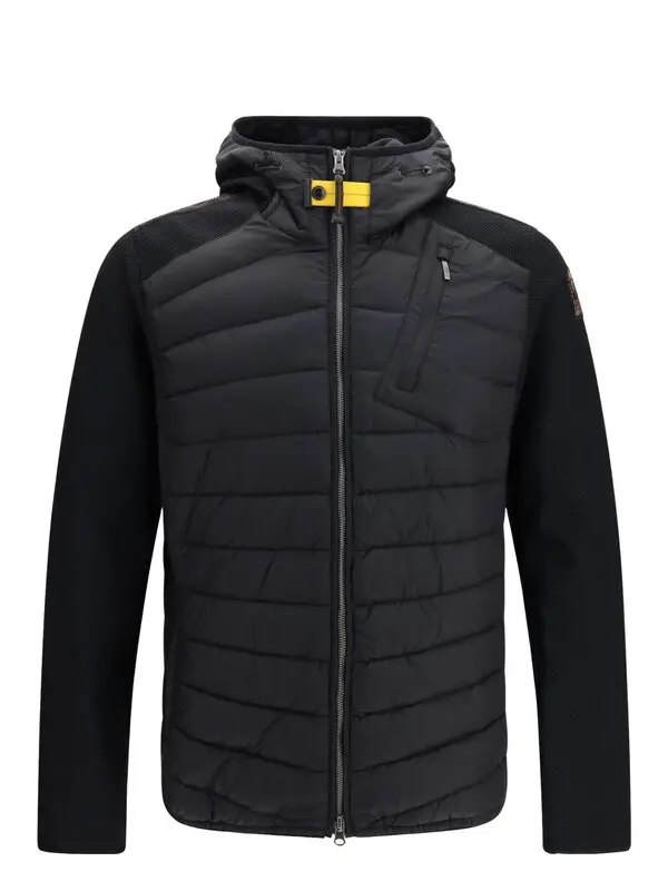PARAJUMPERS Nolan Hybrid Hooded Down Jacket - Black