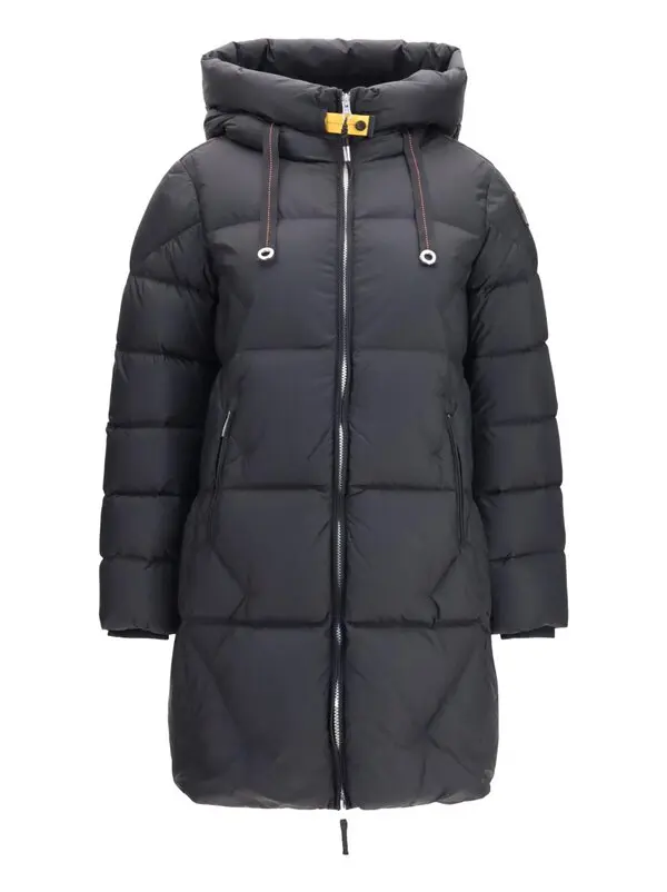 PARAJUMPERS Janet Hooded Long Down Jacket - Black