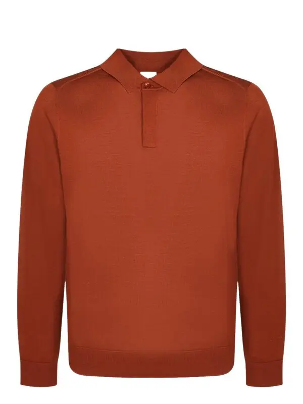 Paul Smith Long-sleeve Polo Shirt - Orange