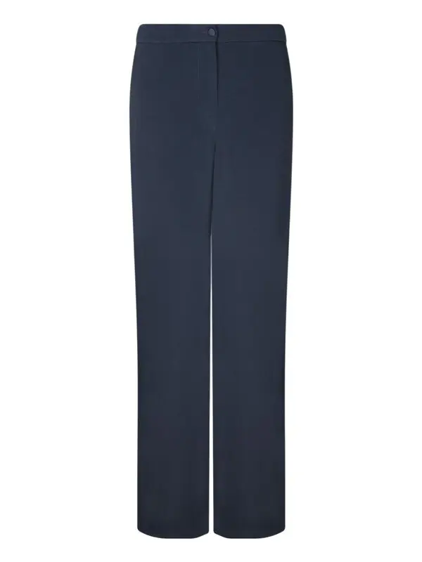 Emporio Armani Ribbed-knit Trousers - Blue