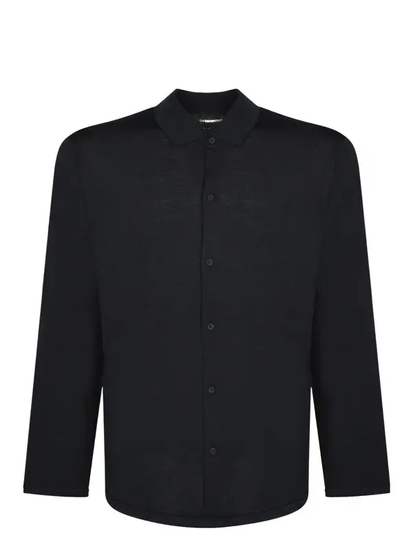 Emporio Armani Long-sleeved Shirt - Blue