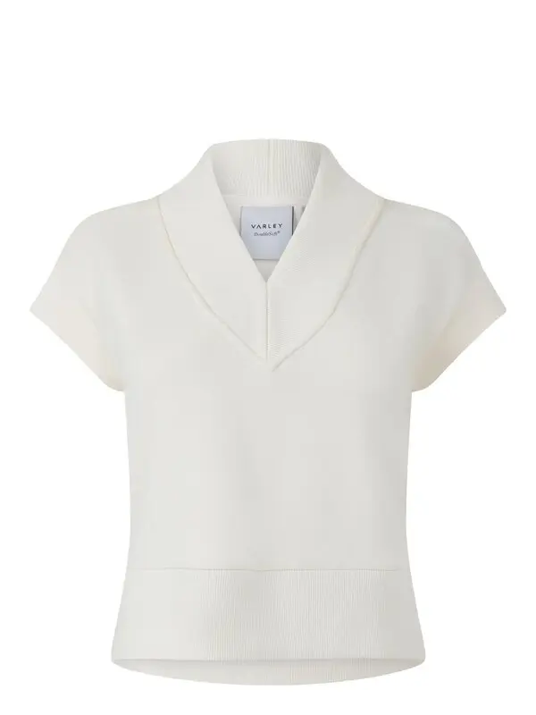 Varley V-neck T-shirt - White