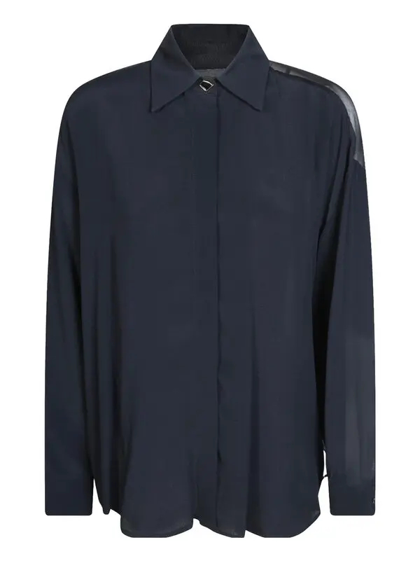 DONDUP Oversized Crepe De Chine Shirt - No
