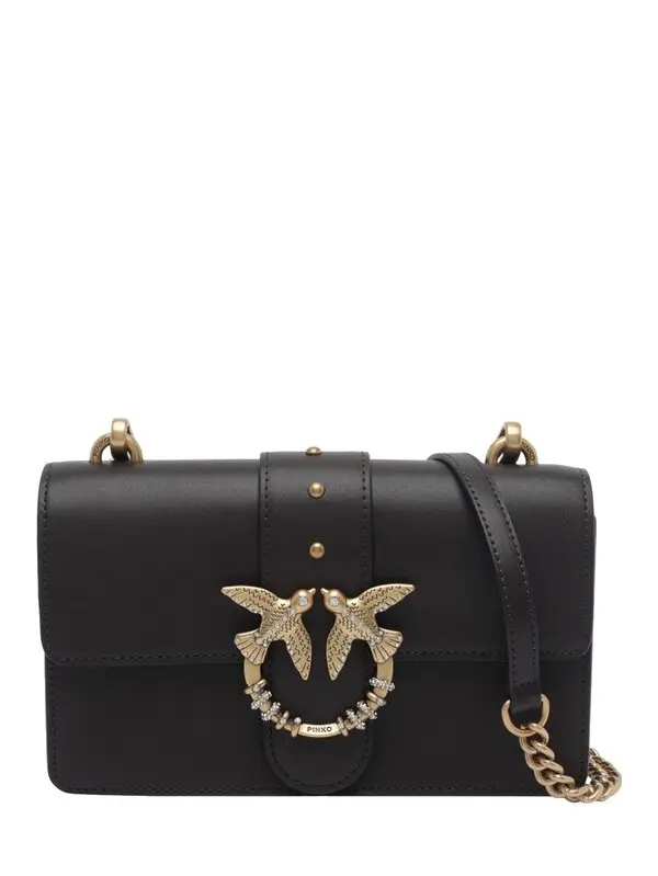 Pinko Mini Love Bag One Crossbody Bag - Brown