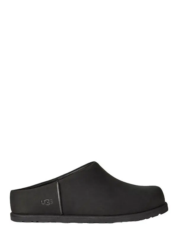 UGG Otzo Nubuck Leather Clogs - Black