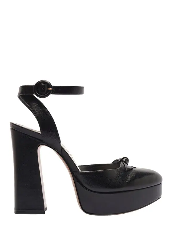 ALEXANDRE BIRMAN Slim Clarita Peep 120 Platform Heeled Sandals - Black