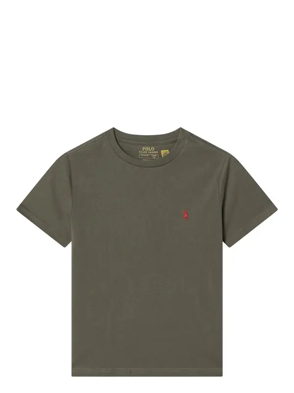 Polo Ralph Lauren Crew-neck T-shirt In Cotton - Green