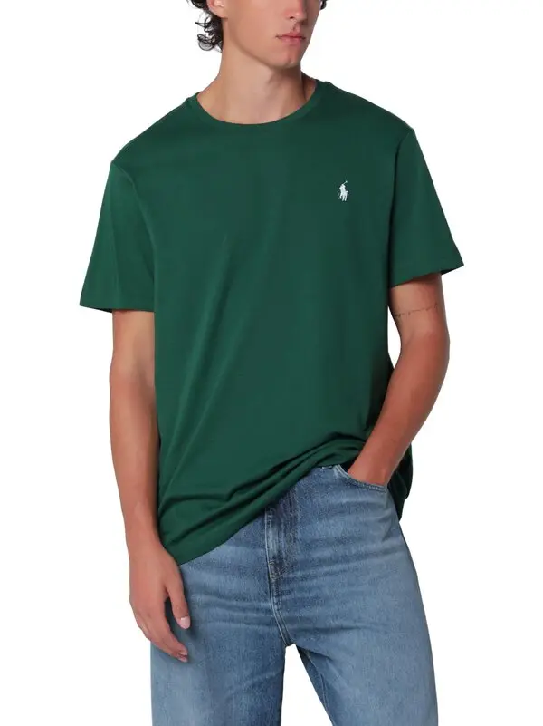 Polo Ralph Lauren Embroidered Cotton T-shirt - Green