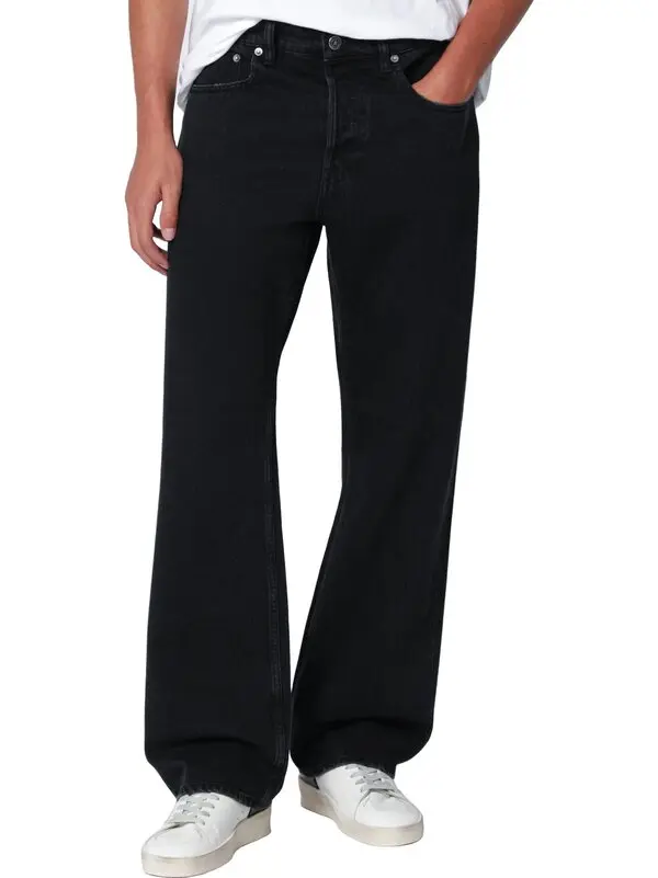GOLDEN GOOSE Vintage Effect Denim Jeans - Black