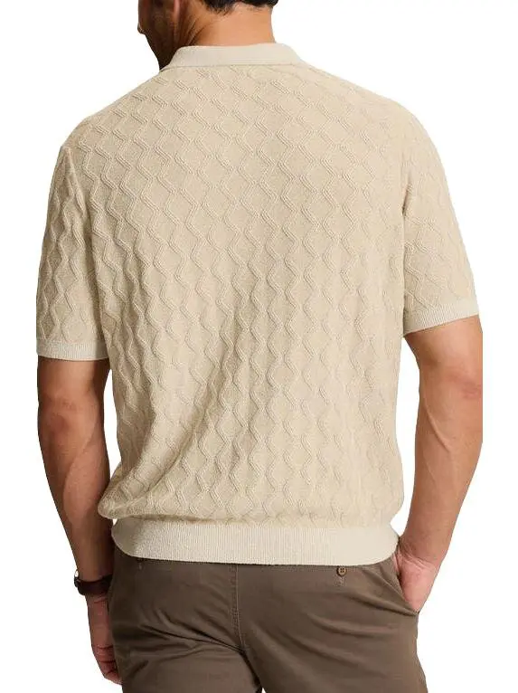 Tommy Bahama Ocean Waters Short Sleeve Polo - Feather Grey