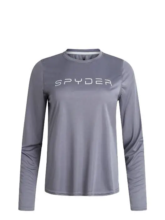 SPYDER Performance Long Sleeve Top - Dark Grey