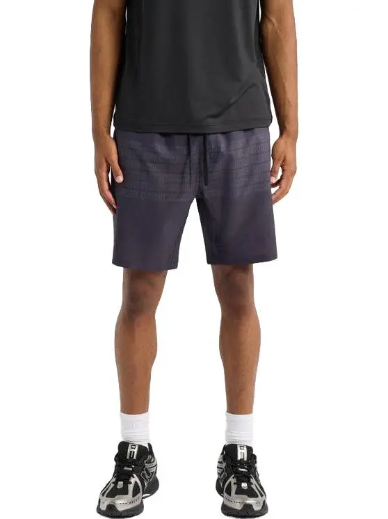 SANTO STUDIO Italia Tech Shorts With Logo Graphic - Black