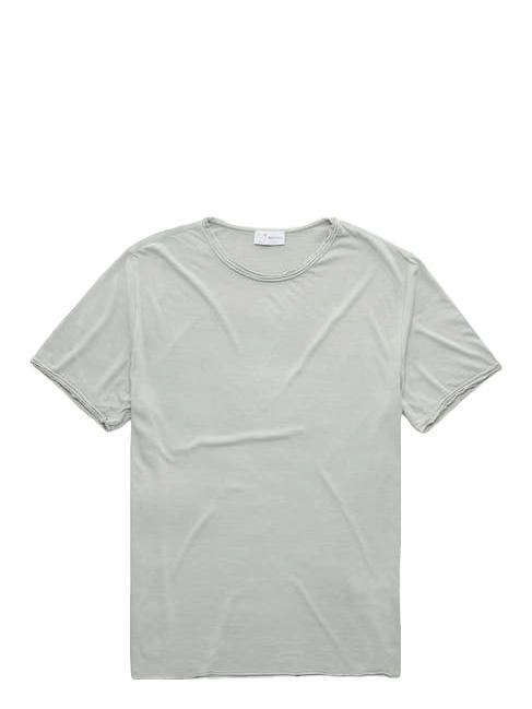 WOLF VS. GOAT (WVG) Light Weight Short Sleeve Roll Neck T-shirt - Steel