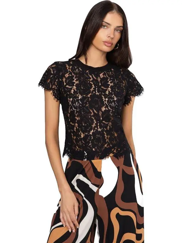 Generation Love Kai Lace Top - Black
