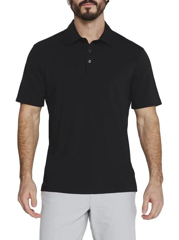7 Diamonds Reeve Performance Polo - Black