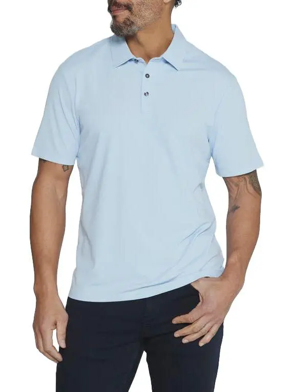 7 Diamonds Reeve Performance Polo - Ice Blue