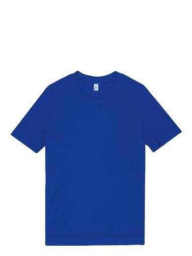 EVERYBODY.WORLD Rib Short Sleeve T-shirt - Lapis