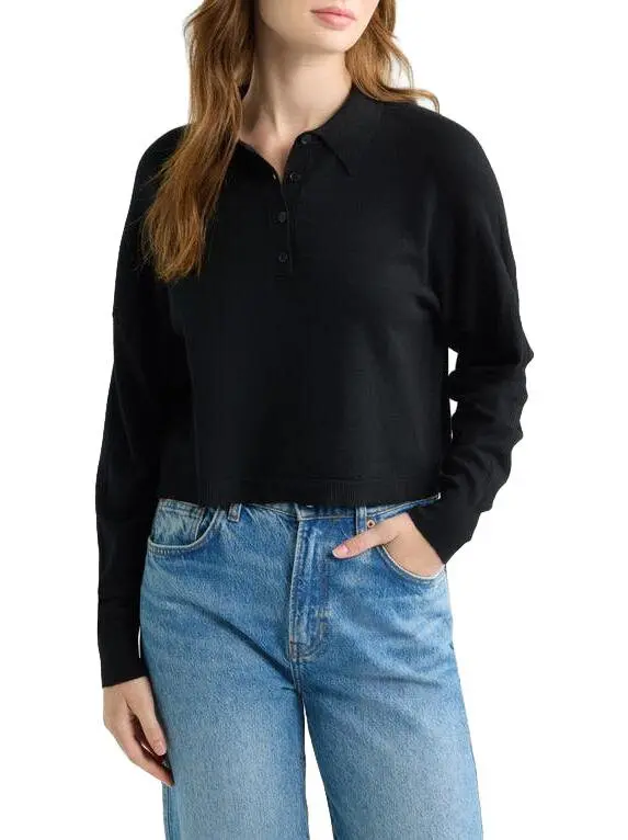 Deluc Floyd Polo Sweater - Black