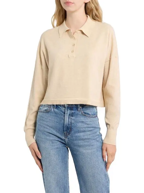 Deluc Floyd Polo Sweater - Greige