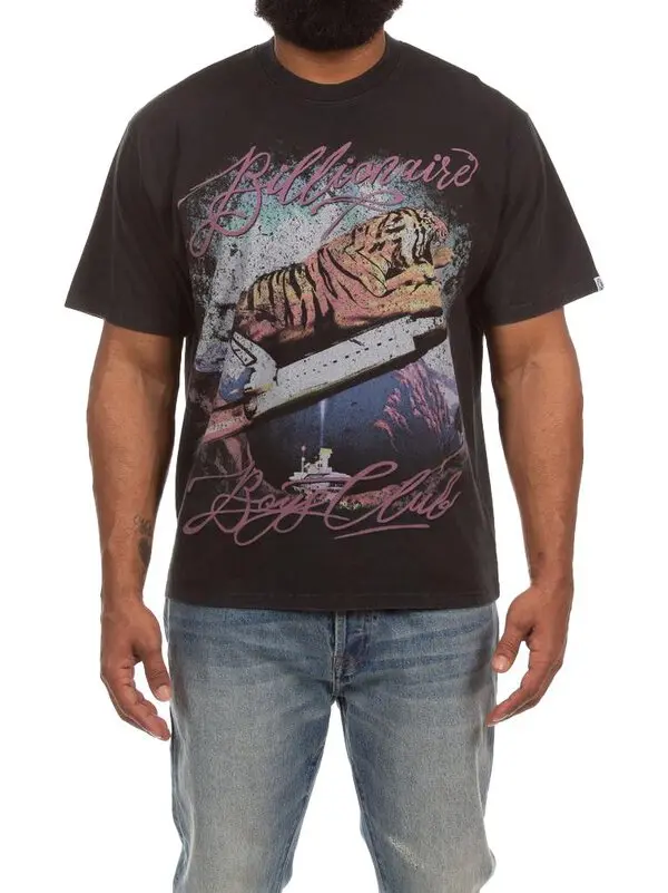 BILLIONAIRE BOYS CLUB Species Short Sleeve Graphic T-shirt - Black