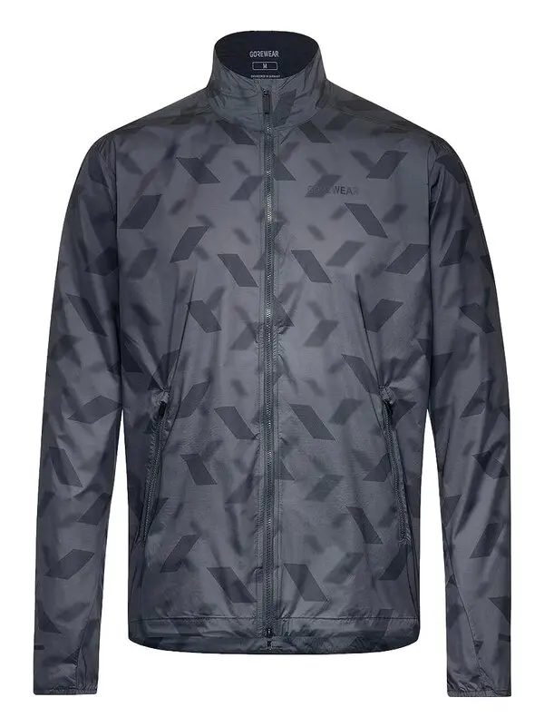 GOREWEAR Concurve 3d Graphic Windbreaker Jacket - Lab Graphite