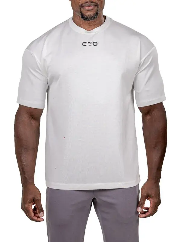 MACEOO Marthyr Logo Graphic T-shirt - White