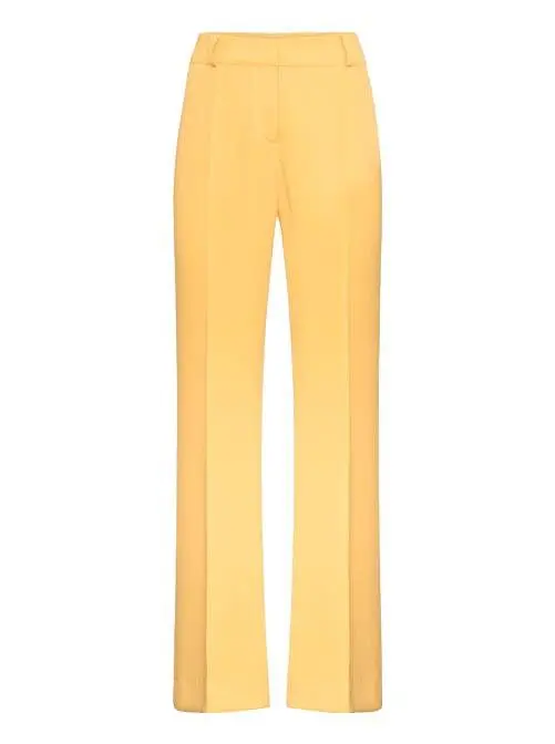 MAISON COMMON Travel-safe Bootcut Trousers - Yellow