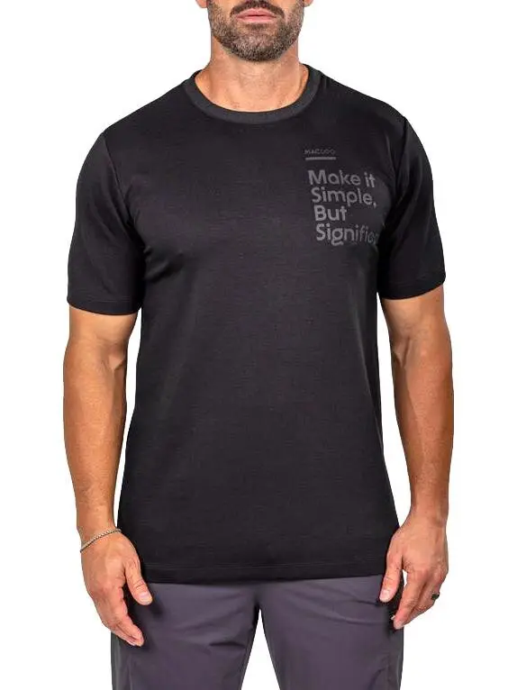 MACEOO Marthyr Graphic T-shirt - Black