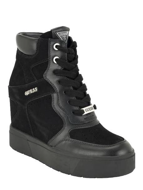 Guess Guilley Wedge Sneaker - Black