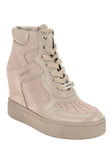 Guess Guilley Wedge Sneaker - Light Gray