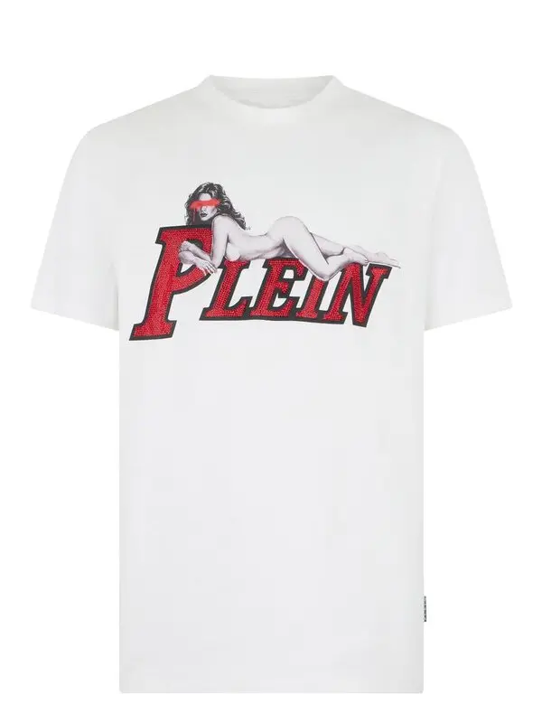 Philipp Plein T-shirt Round Neck Ss - White