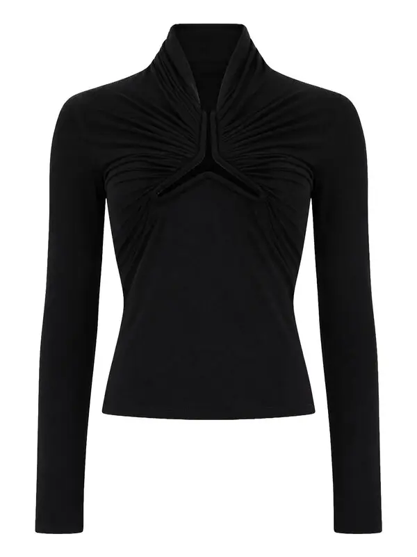 Rick Owens Alannah" Long Sleeve Top - Black