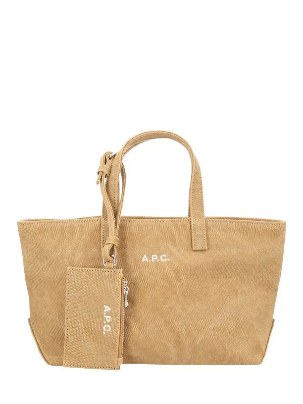 A.p.c. Le Drummer Toile" Small Bag - Brown