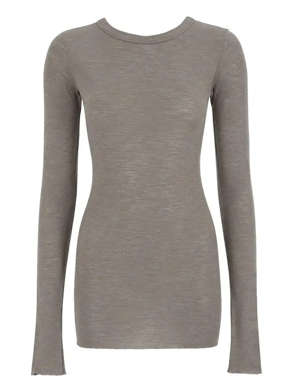 Rick Owens Long Sleeve T-shirt - Dove