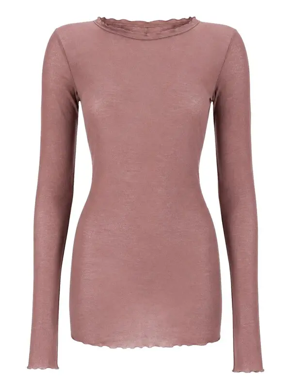 Rick Owens Long Sleeve T-shirt - Pink