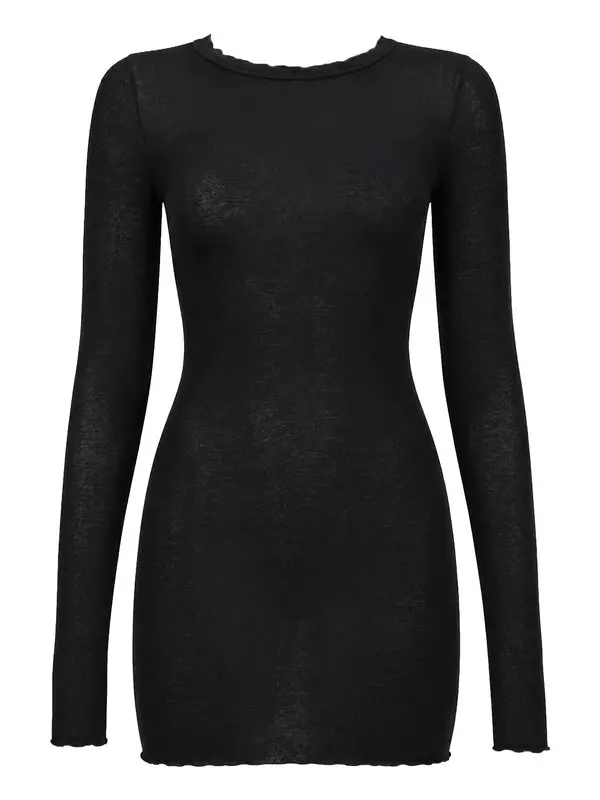 Rick Owens Long Sleeve T-shirt - Black