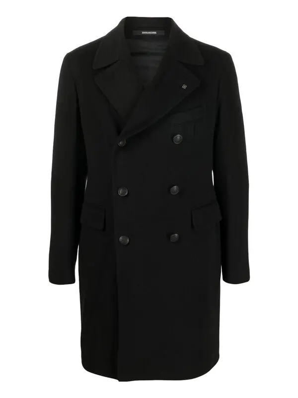 Tagliatore Double-breasted Coat - Black