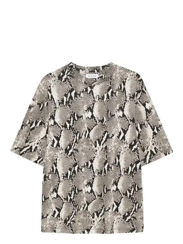 ANINE BING Anine Avi Tee Ld62 - Washed Python