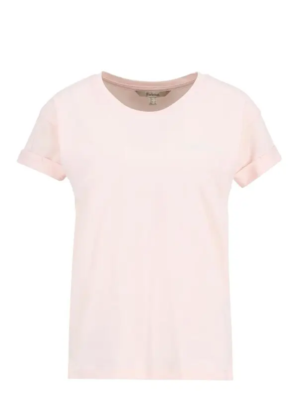 Barbour Logo Crew Neck T-shirt - Pink