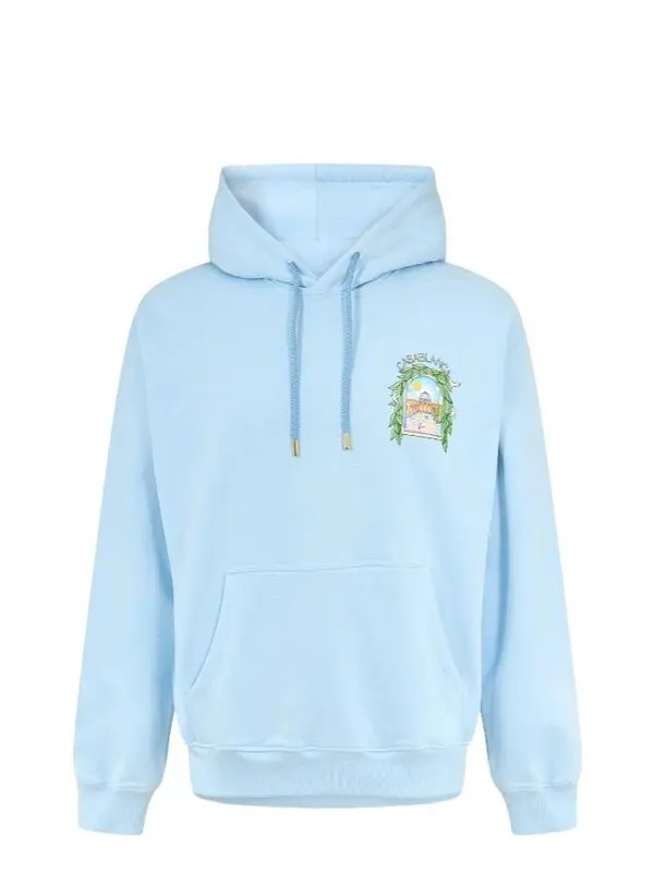 Casablanca Long-sleeved Sweatshirt - Pale Blue